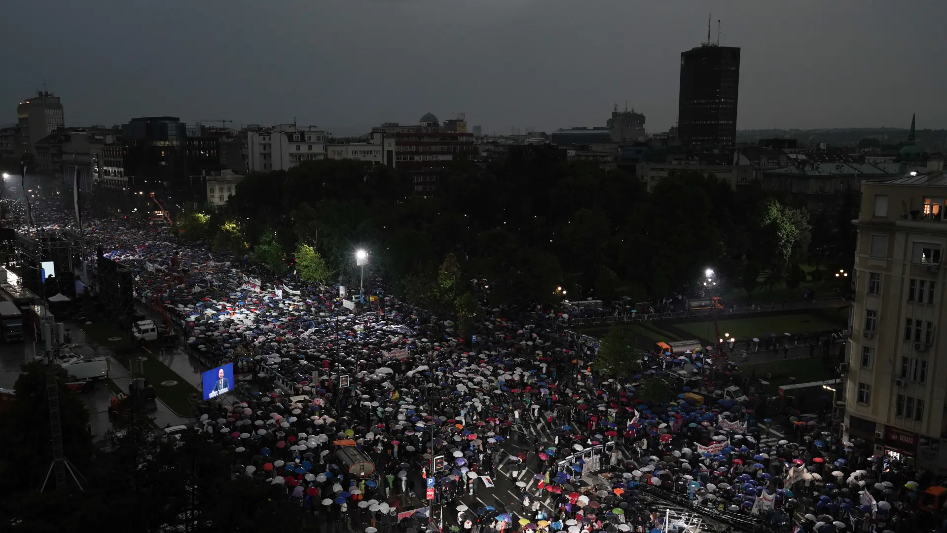Završen skup "Srbija nade": Vučić objavio snimak okupljenih građana